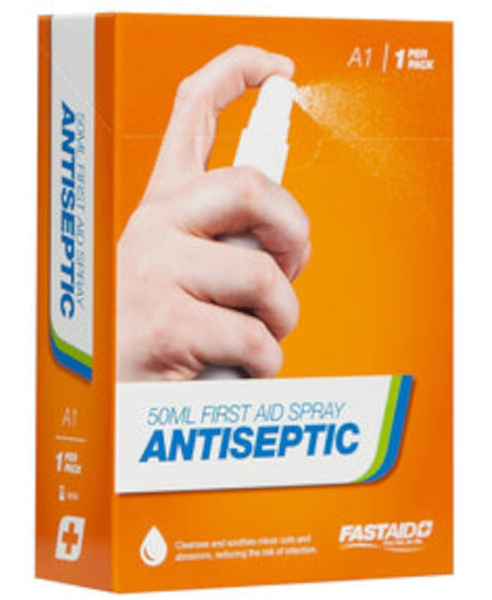 ANTISEPTIC, 50ML FIRST AID SPRAY, 1PK - FastAid