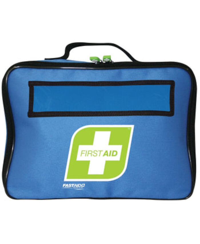 FIRST AID SOFT PACK, R1, BLUE, EMPTY WITH FOLD OUT COMPARTMENTS, 260 (W ...