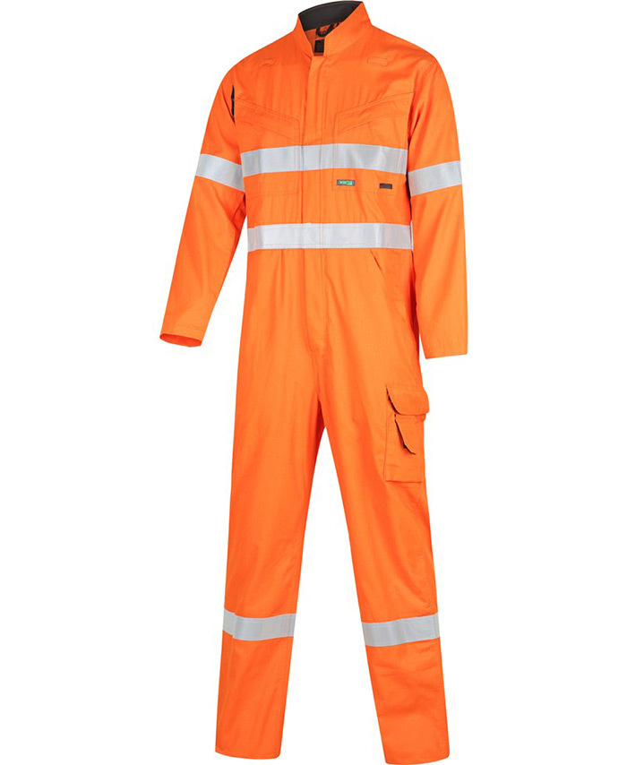 Hi-Vis 2-Tone Tropical Lightweight Taped Coverall with Zip Closure ...