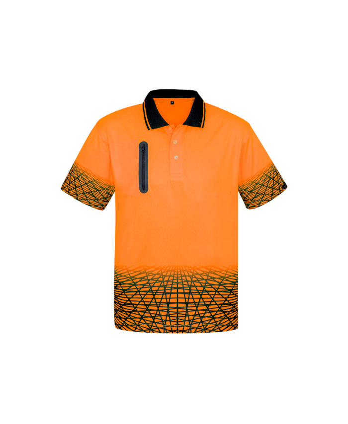 Mens Hi Vis Tracks Polo - Syzmik